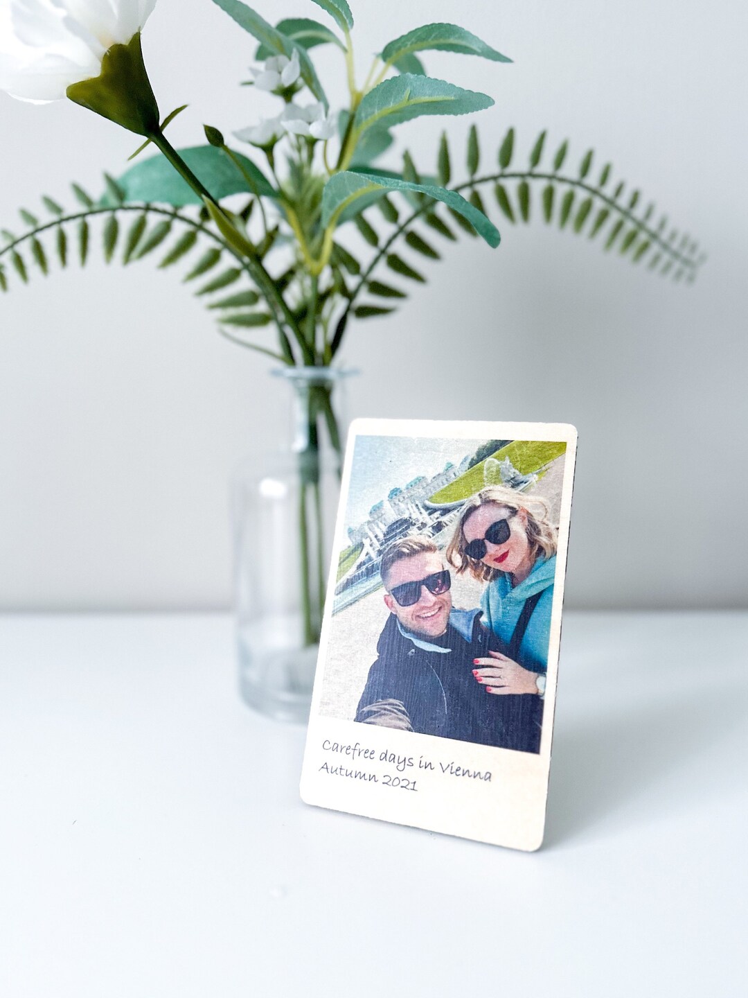 Polaroid Photo Stand Personalised Photo on Wood Photo Gifts Photo ...