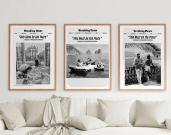 Vintage Newspaper Poster digital Download - Etsy