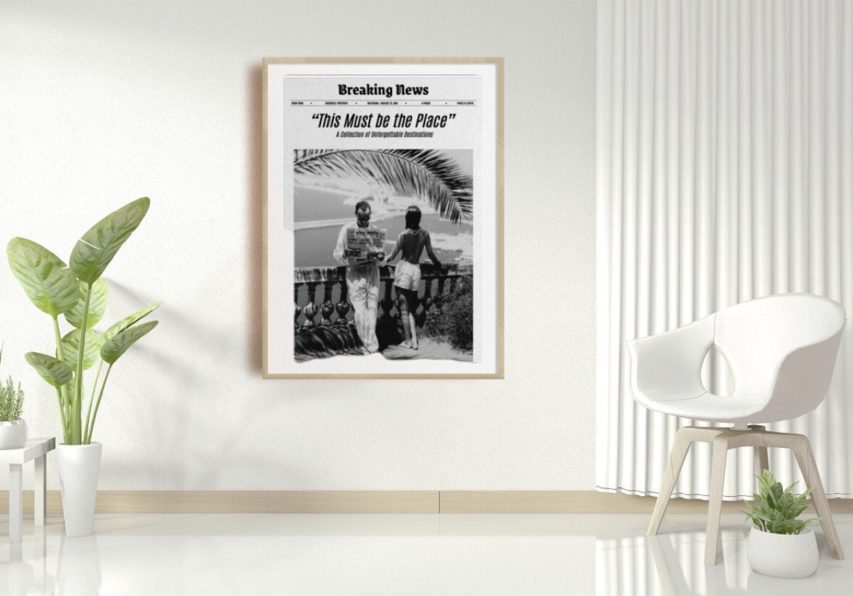 Vintage Newspaper Poster digital Download - Etsy