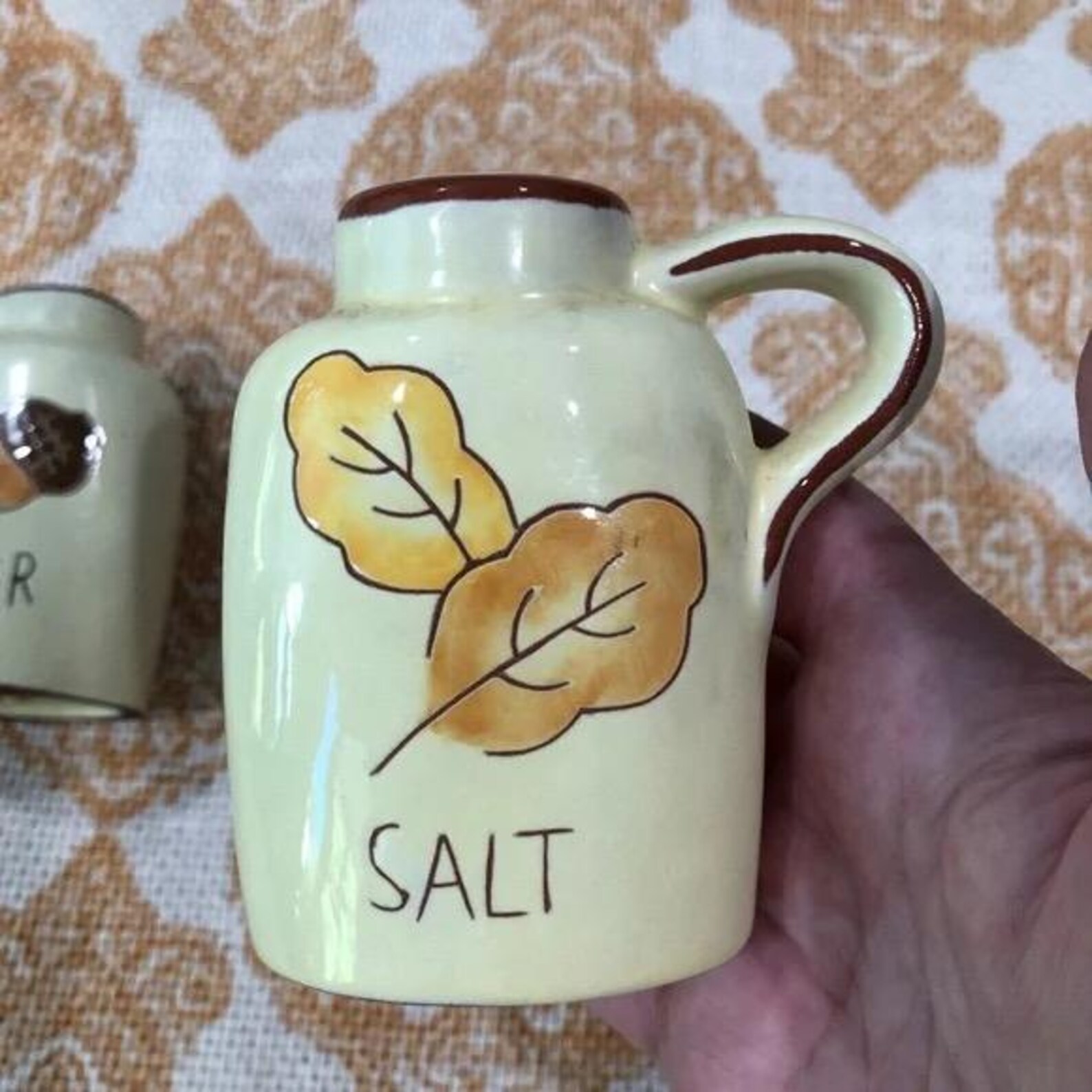 Vintage Y2K Russ Berrie Acorn & Leaf Salt and Pepper Shakers Set - Etsy