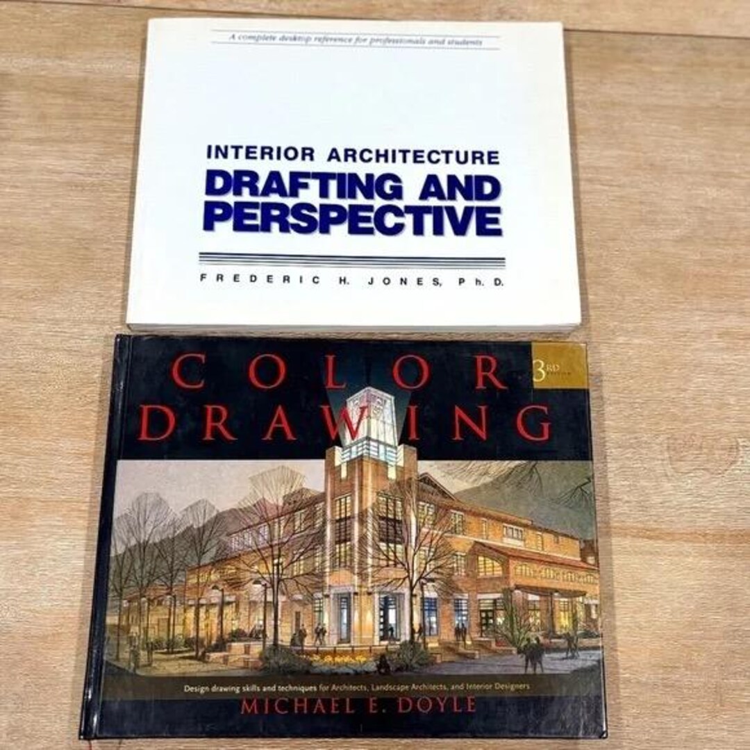 Architectural Drawing Book Collection, Set of 2 Collector Edition ...