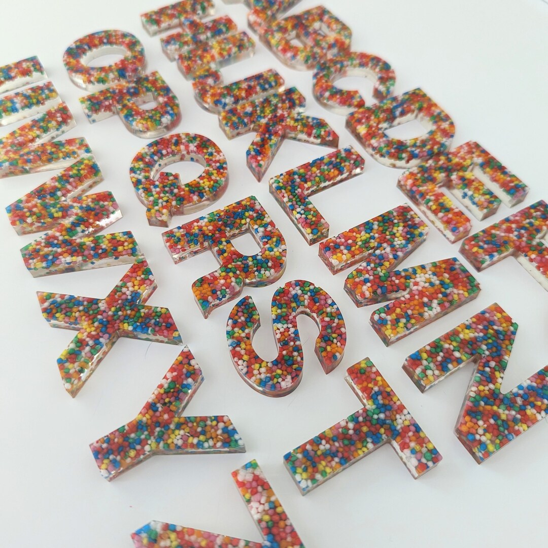 Resin Alphabet Set Alphabet Learning Kids Learning Tools - Etsy