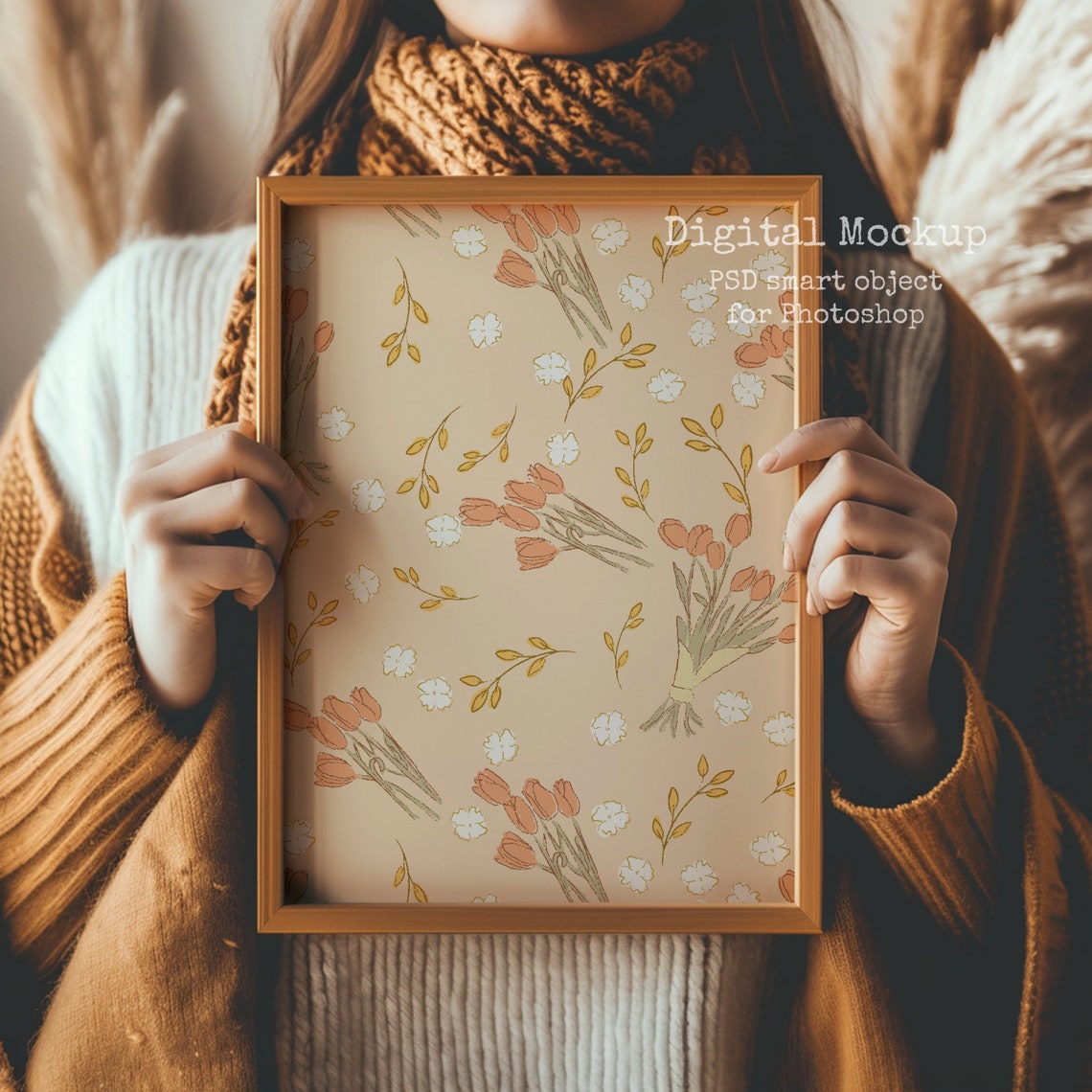 Cozy SHOW ART Mockup, Pattern Mockup Psd, Textile Mockup Easy to Use ...