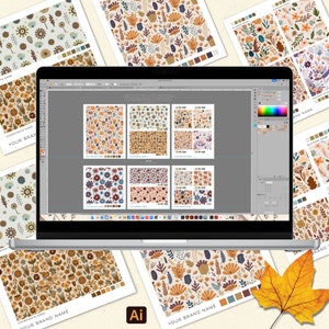 Aesthetic Pattern Sell Sheet, Art Licensing Sell Sheet, Pattern ...