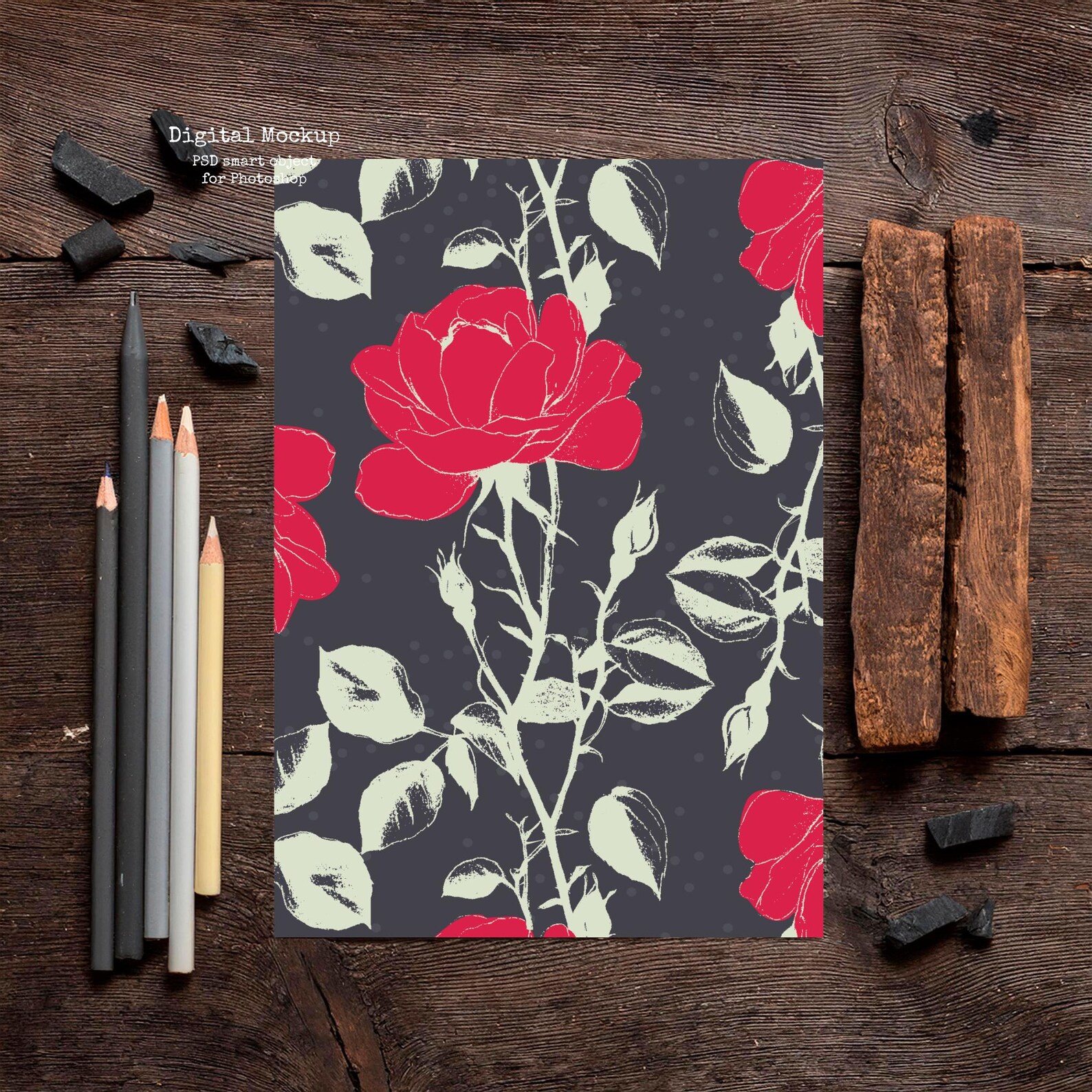 Aesthetic Greetings Card Mockup, PSD Smart Object (A4) - Etsy