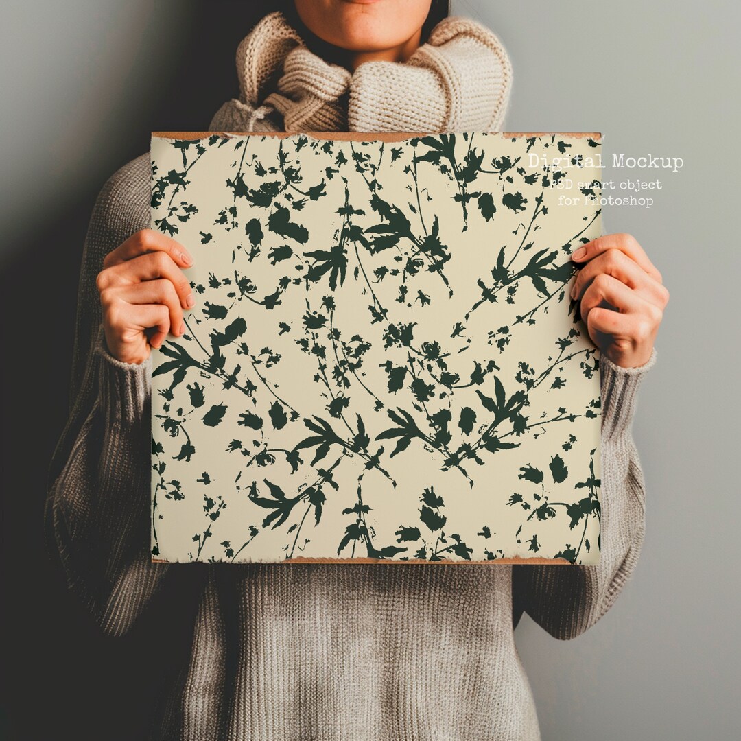 Pattern Fabric Showing Mockup, Seamless Textile PSD (photoshop Required ...