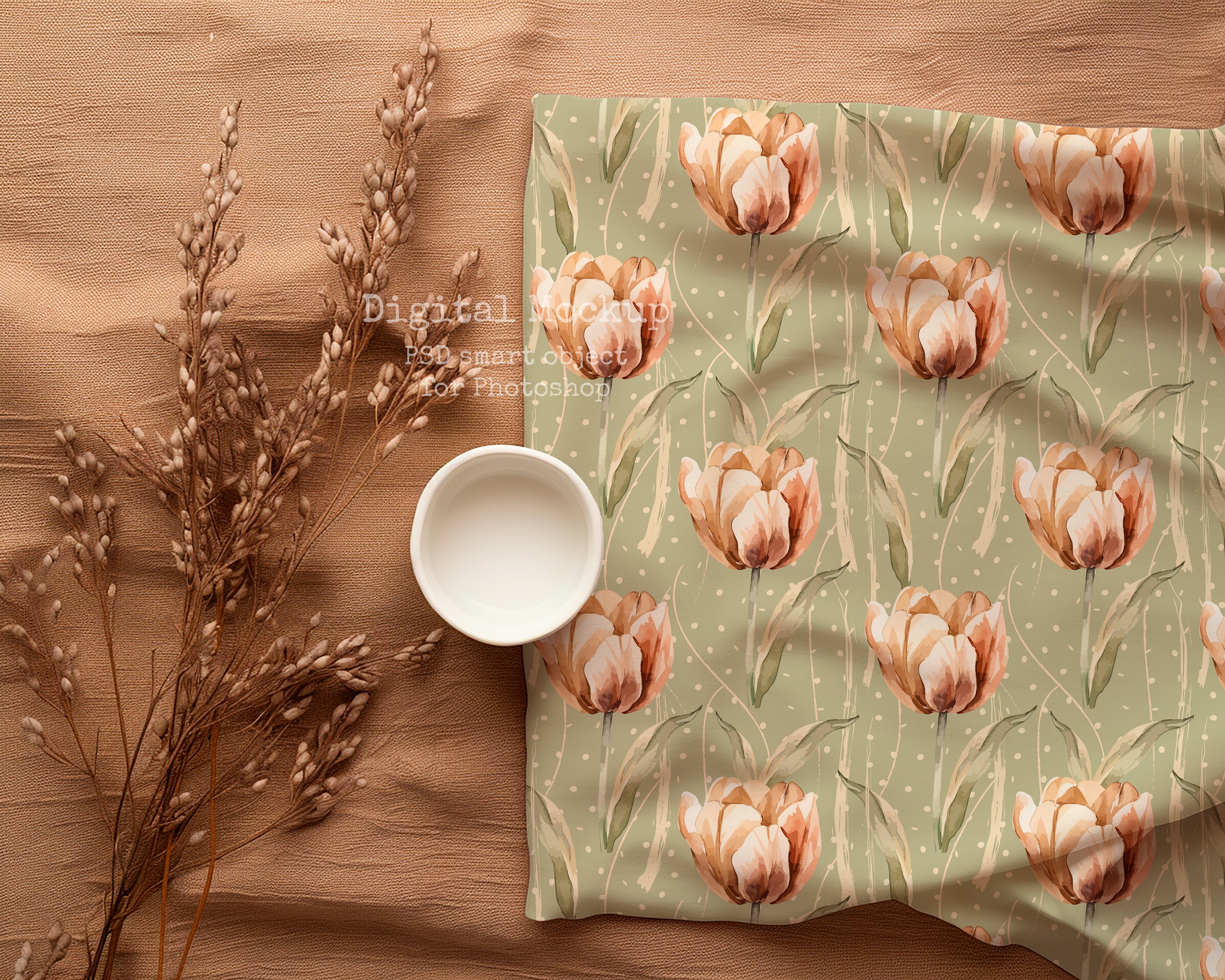 Cozy Folded Fabric Mockup Fabric Mockup Psd Textile Mockup - Etsy