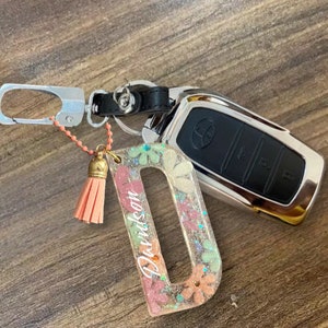 Personalized Large Letter Bogg Bag Charm|monogram Name Keychain|beach ...