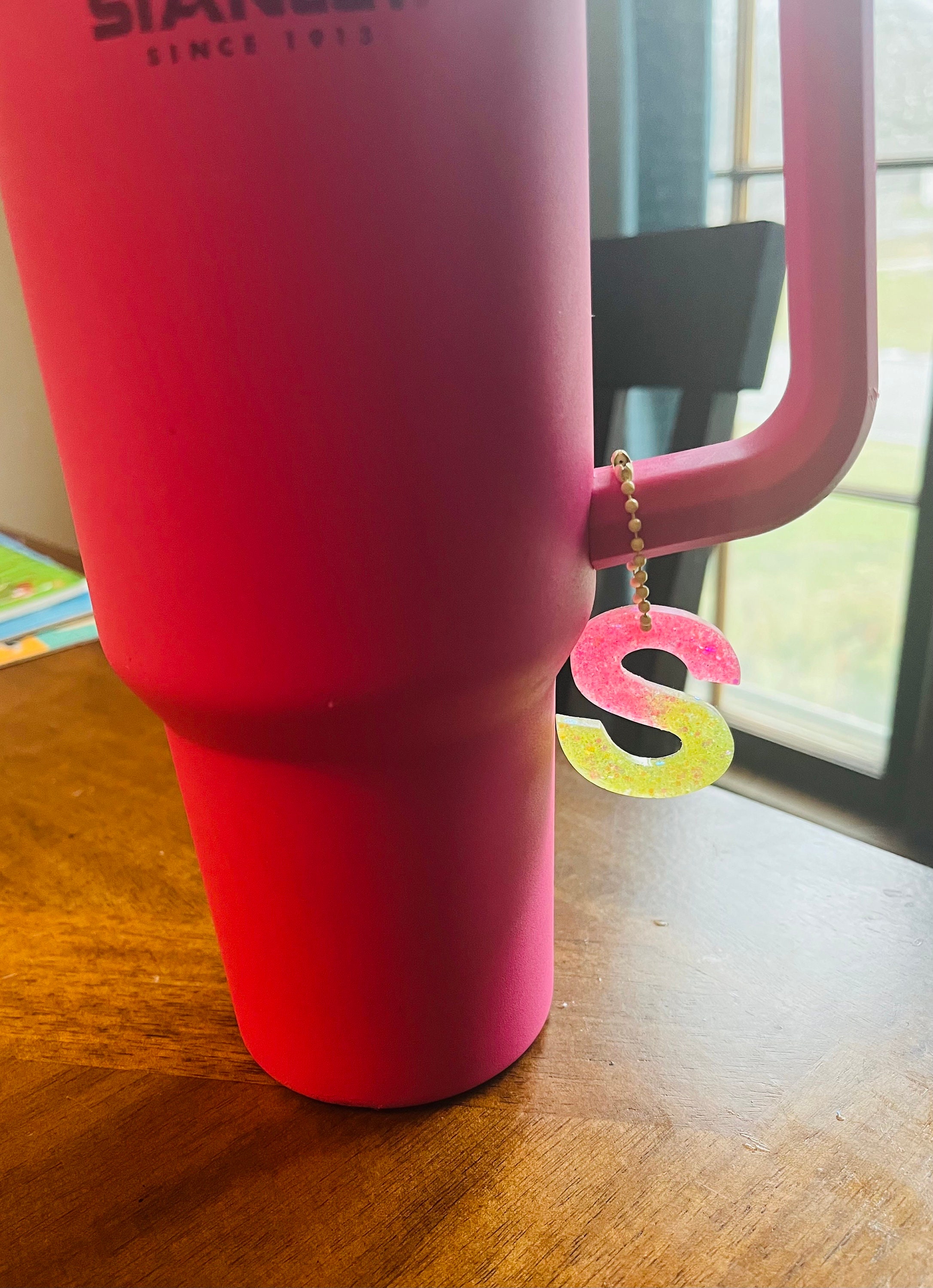 Custom Chunky Glitter Stanley Letter Charm for Handle/stanley Cup ...