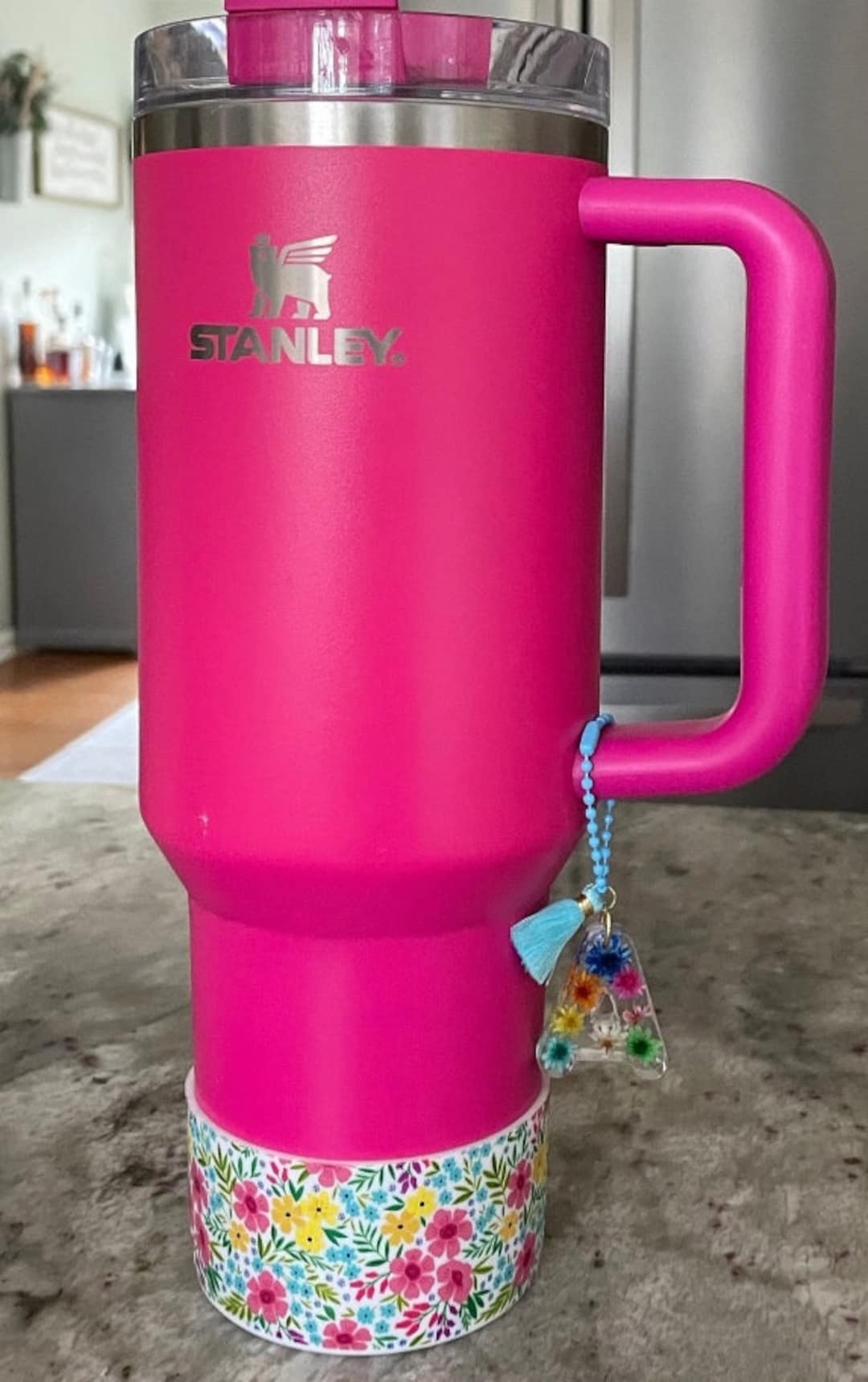 Stanley Charm for Handle/ Pressed Flower Letter Charmstanley Cup ...