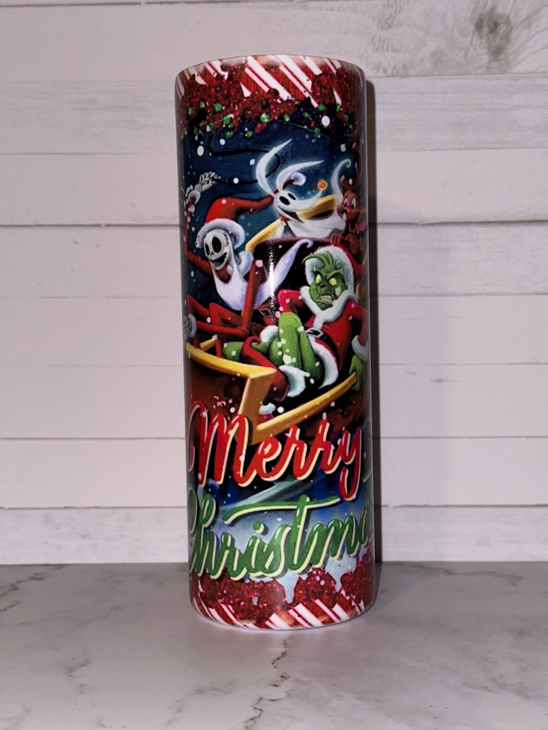 Merry Christmas Tumbler - Etsy