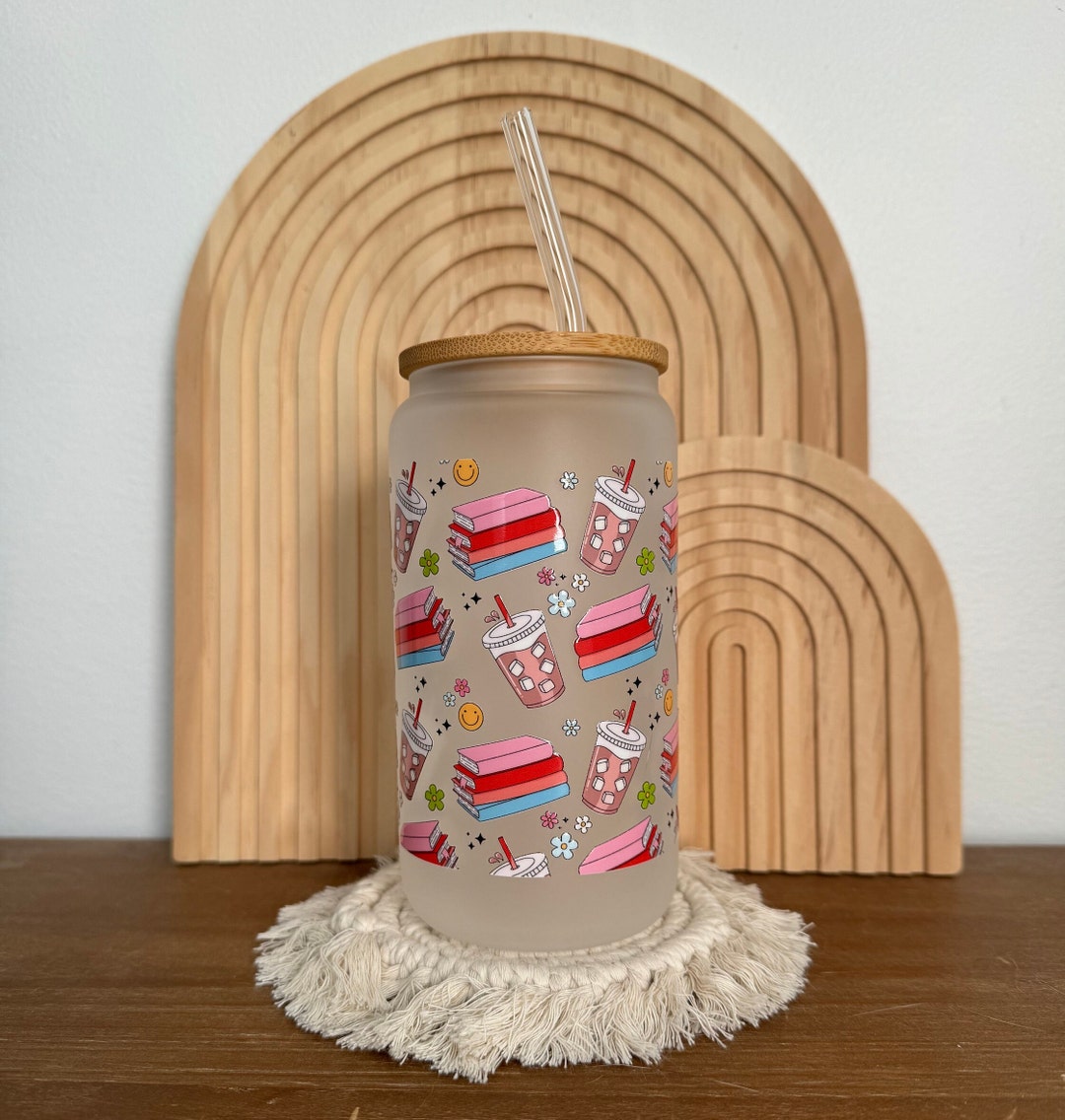 Books and Coffee Coffee Cup, Iced Coffee Cup, Cute Cup, Book Cup, Beer ...