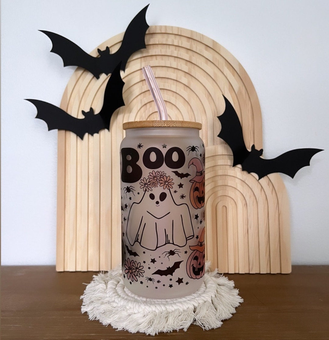 Spooky Ghost Beer Glass, Cute Ghost Glass, Cute Ghost Cup - Etsy