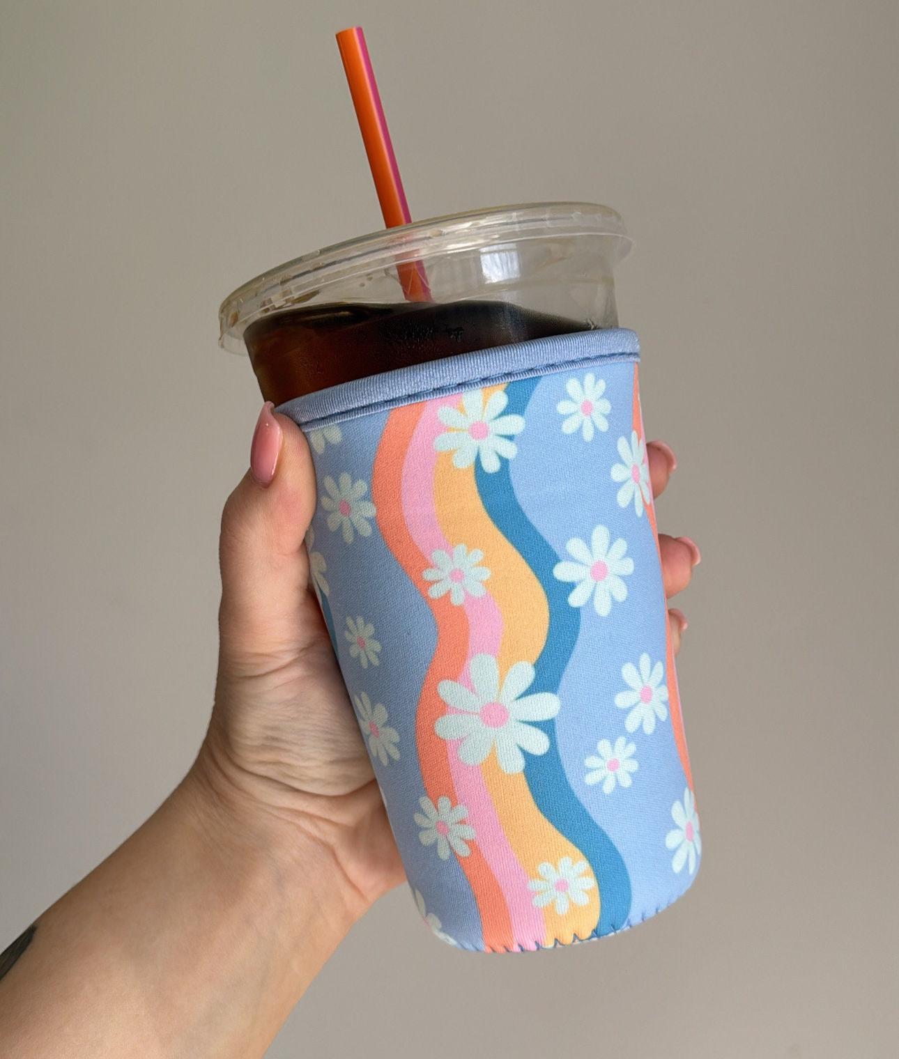 Summer Iced Coffee Sleeve, Spring Iced Coffee Sleeve, Coffee Sleeve ...