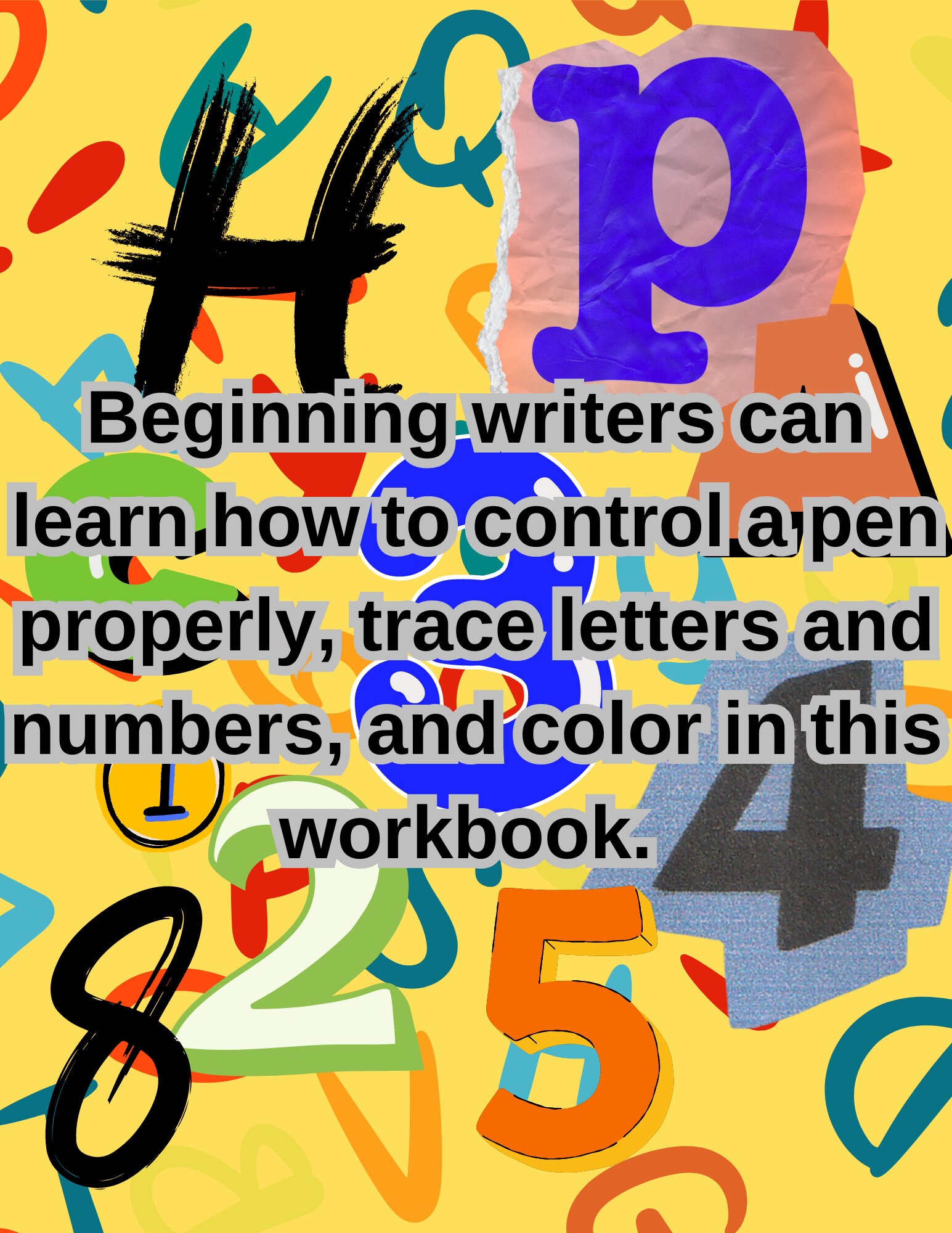 Letter Number Tracing Coloring Pages for Kids 3-6 Age - Etsy