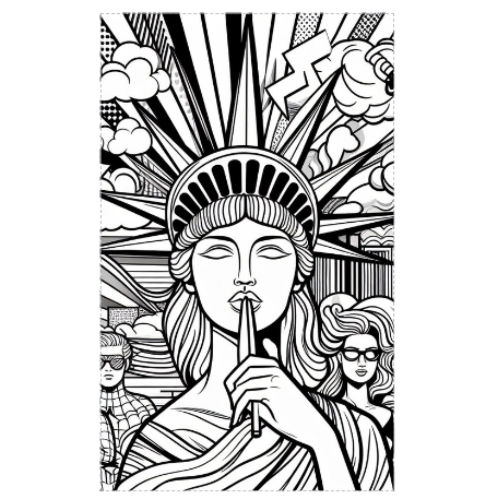 Coloring Pages Pop Art 60 Original Drawings to Color With Your ...