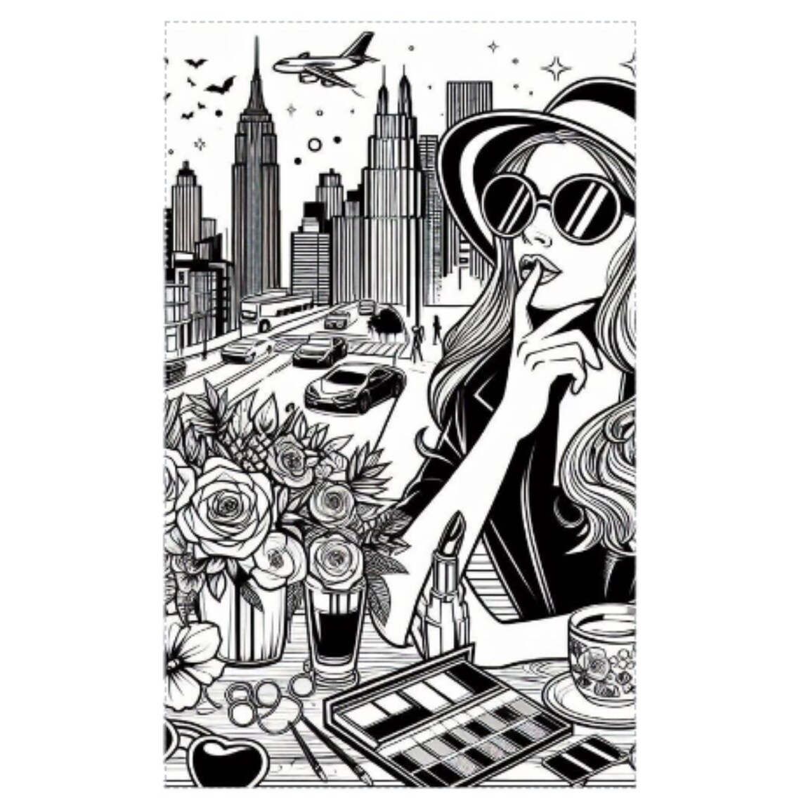 Coloring Pages Pop Art 60 Original Drawings to Color With Your ...