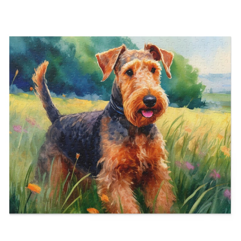 Airedale Terrier Puzzle 120, 252, 500-piece - Etsy