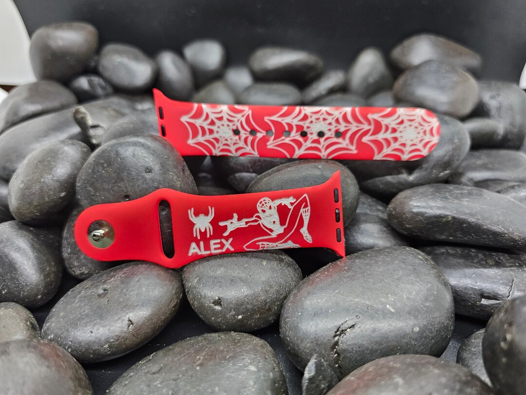 Custom Spider Watch Band Personalized Compatible With Apple Watch Bands ...