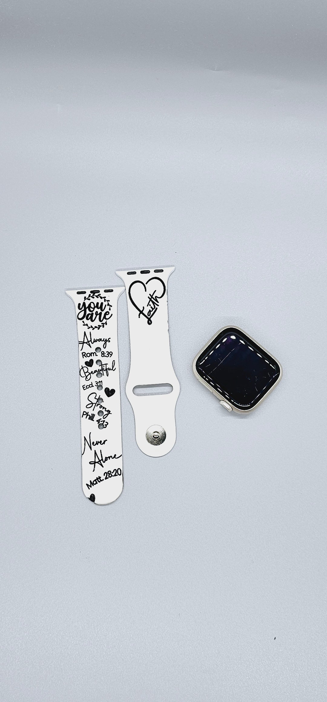 Jesus Faith Bible Band Personalized Strap Compatible With Apple Watch ...