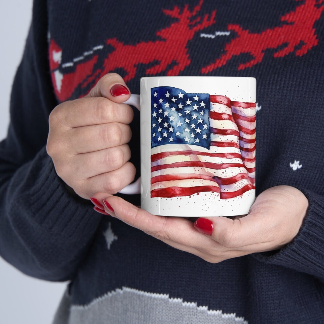 America Mug USA Mug American Flag Mug American Gift - Etsy