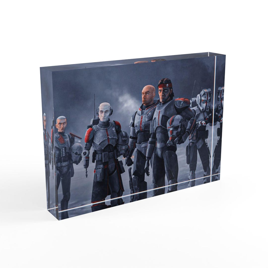 Star Wars 'the Bad Batch' Acrylic Photo Block: High-definition Display ...