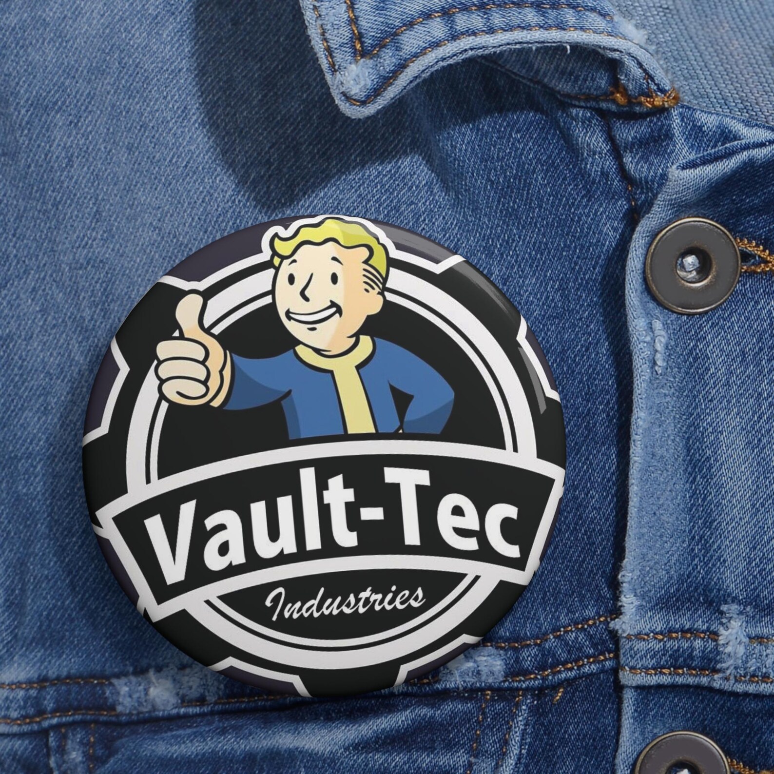 Fallout Custom Pin Buttons - Durable Wasteland Accessories - Etsy