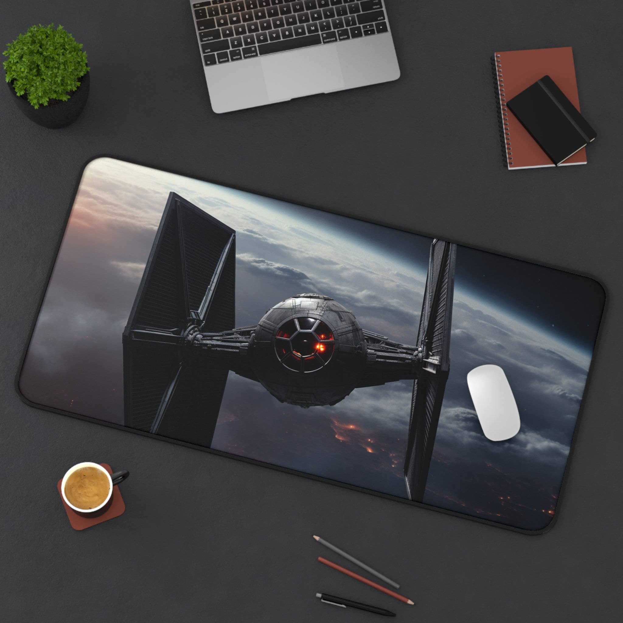 Star Wars Desk Mat - Premium Neoprene With Anti Slip Backing and Hemmed ...