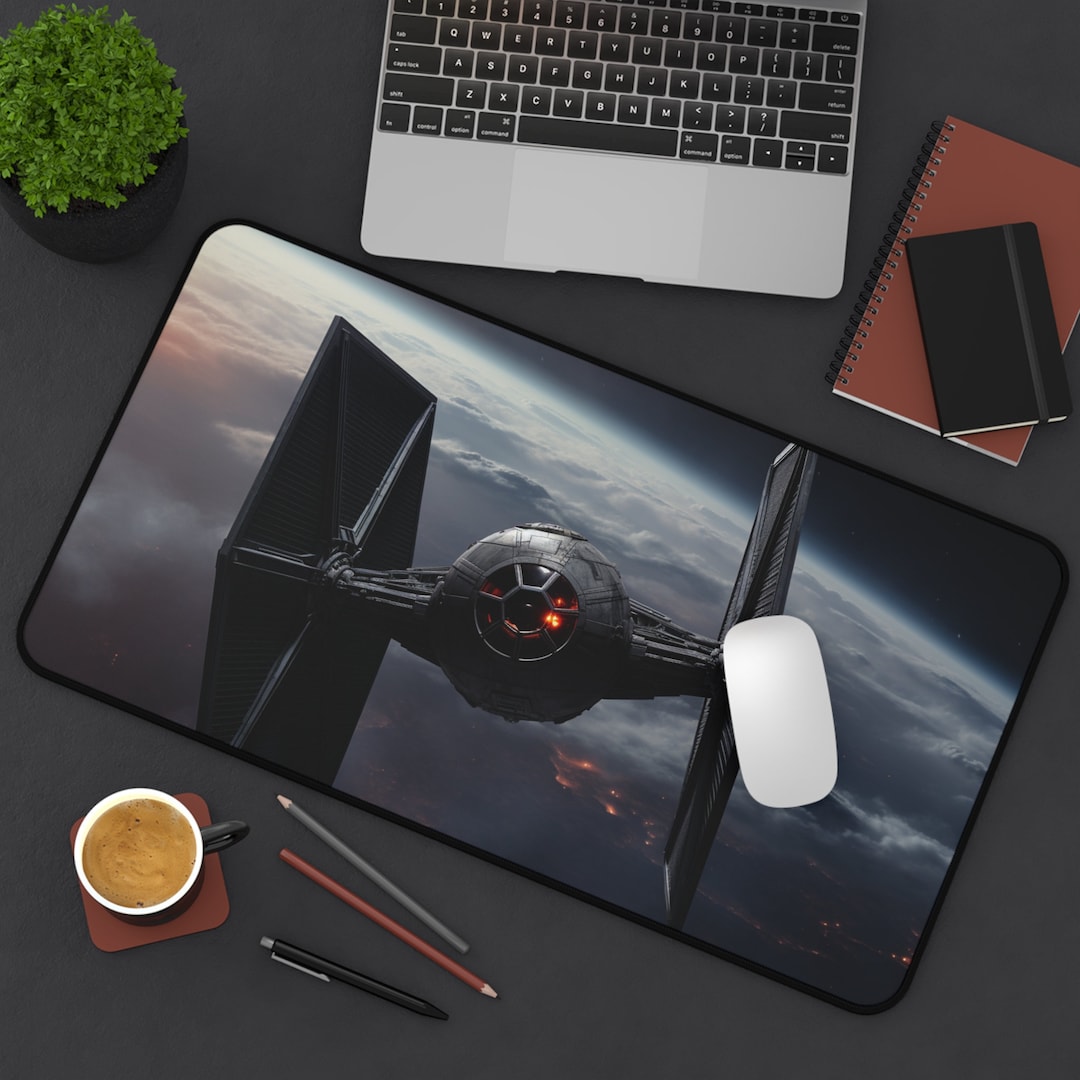 Star Wars Desk Mat - Premium Neoprene With Anti Slip Backing and Hemmed ...