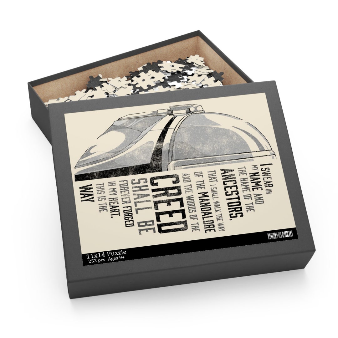 Star Wars Universe Puzzle (120, 252, 500-piece) - Mando Creed - Etsy