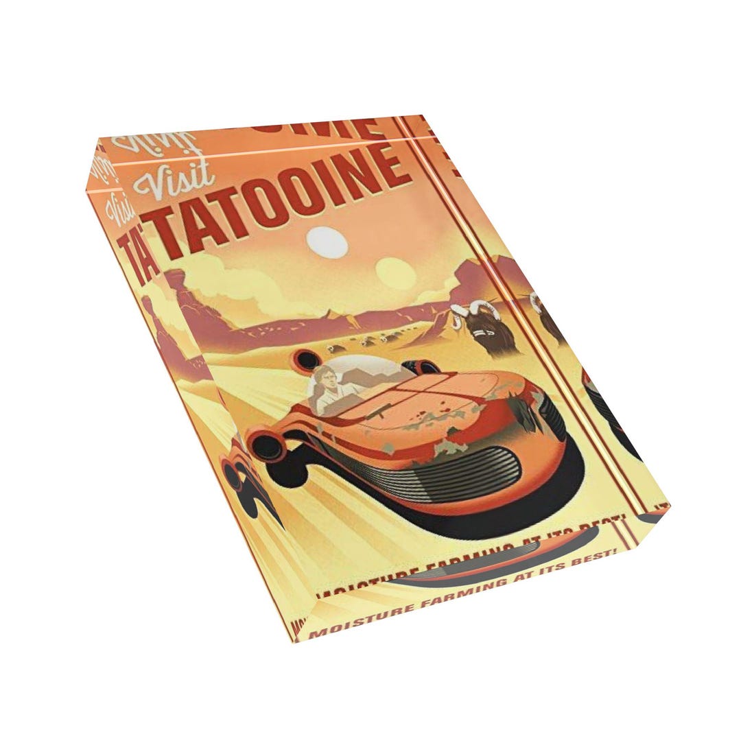 Star Wars Tatooine Acrylic Photo Block: High-definition Display - Etsy