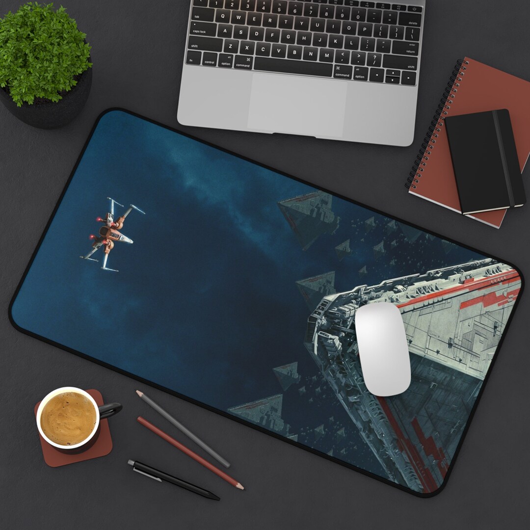 Star Wars Desk Mat: X-wing Vs Star Destroyer, Neoprene Mousepad - Etsy