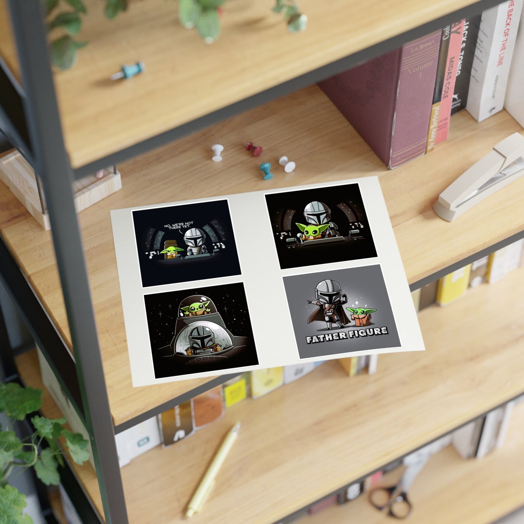 Star Wars Vinyl Sticker Sheet - Durable and Water Resistant Decals ...