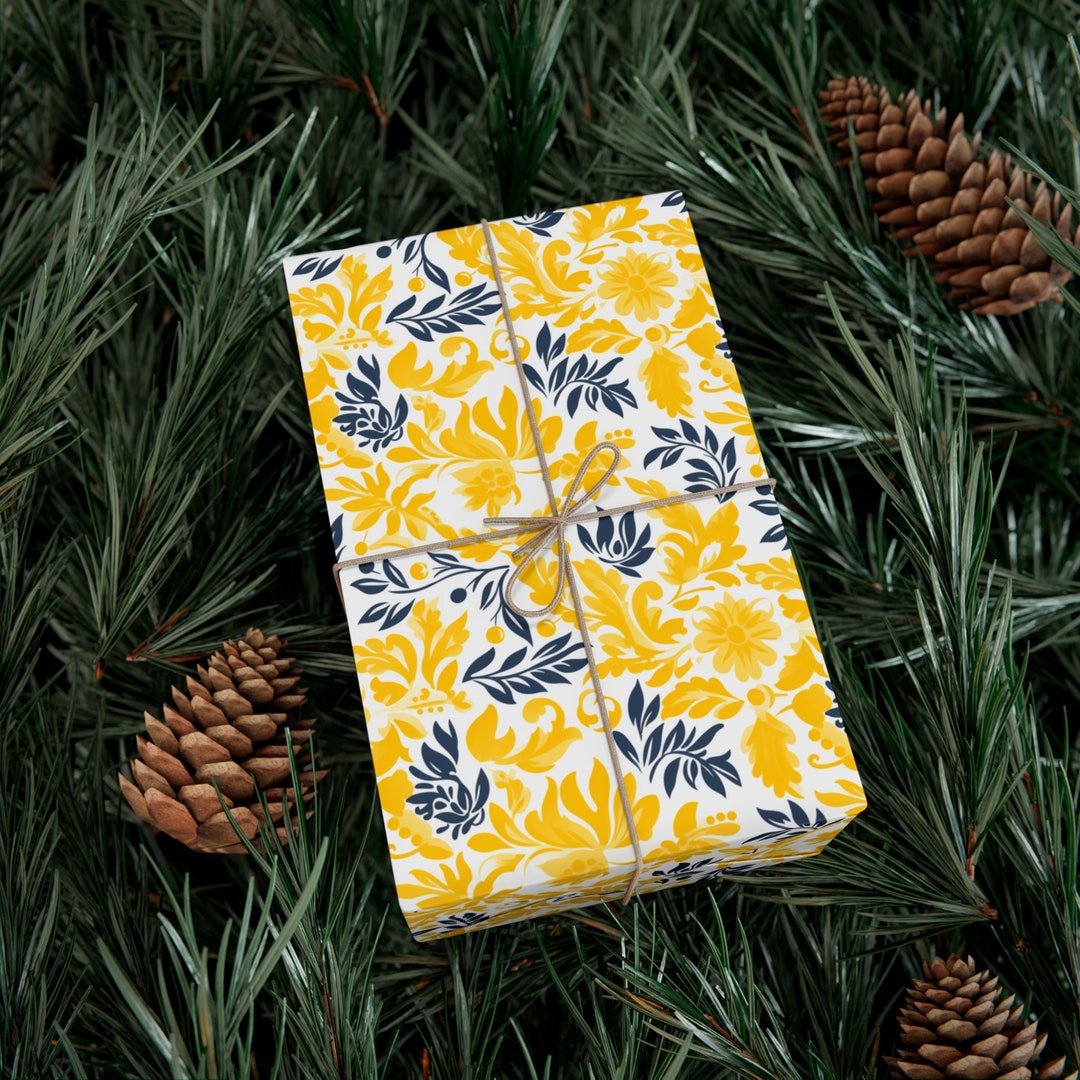 Gift Wrap Papers - Portofino Pattern - Vintage Style - Christmas ...