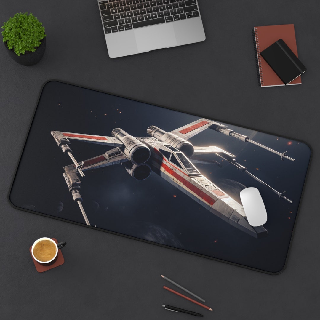 Star Wars Desk Mat - Premium Neoprene With Anti Slip Backing and Hemmed ...