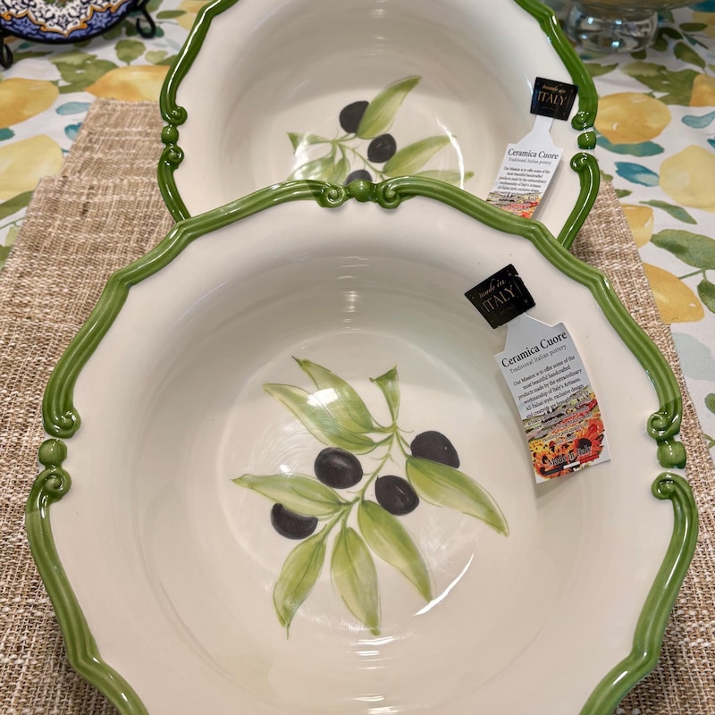 Ceramic Olive Bowls - Etsy