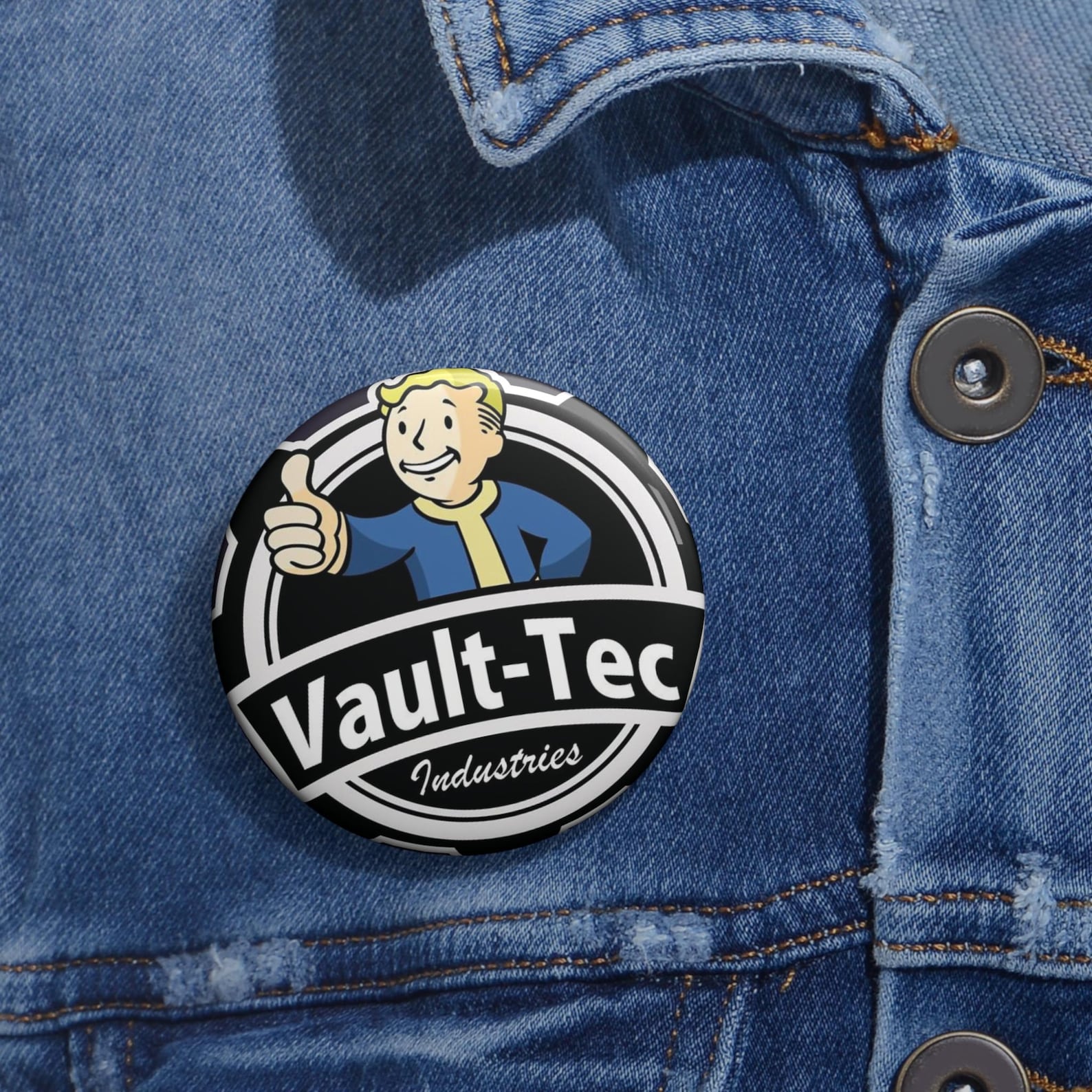 Fallout Custom Pin Buttons - Durable Wasteland Accessories - Etsy