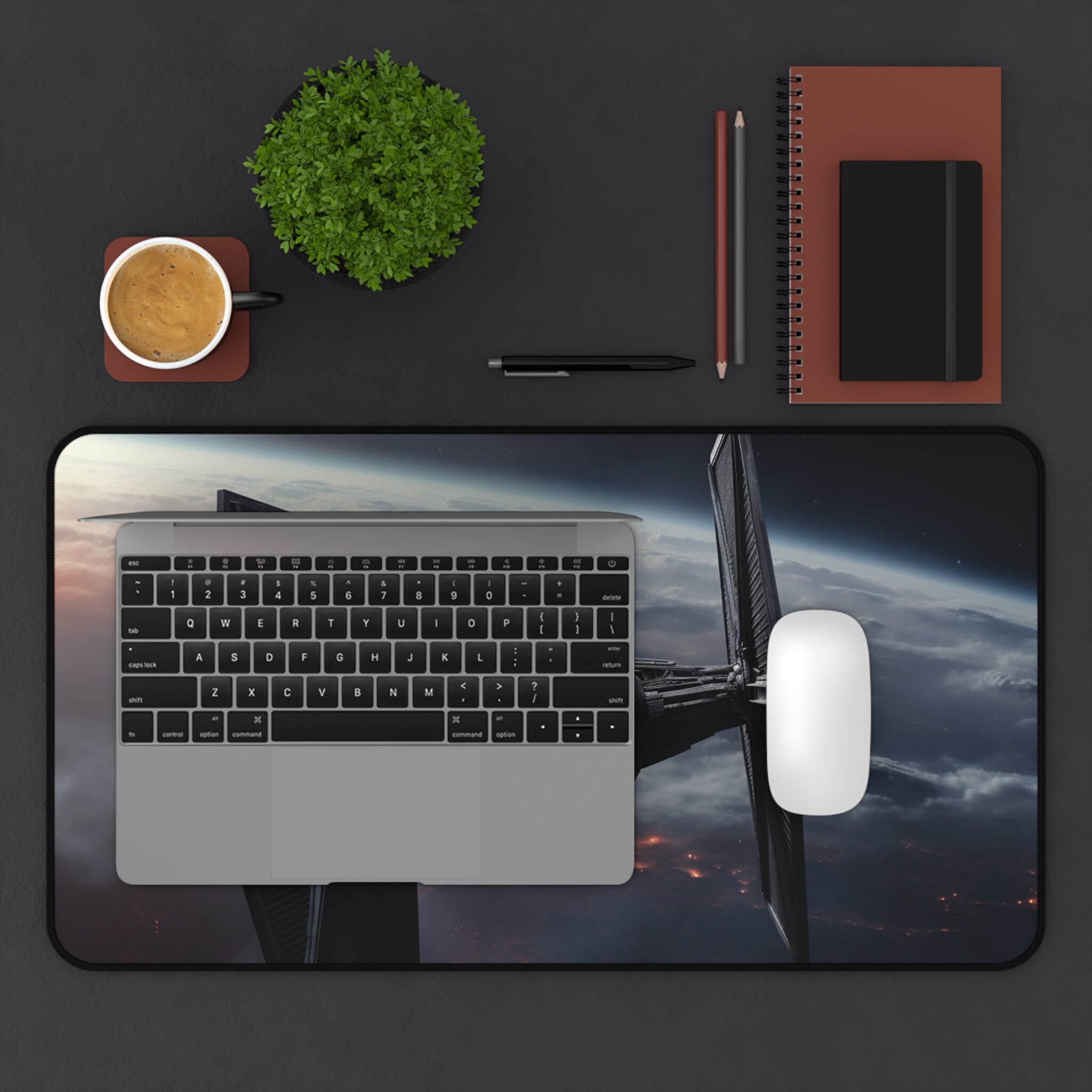 Star Wars Desk Mat - Premium Neoprene With Anti Slip Backing and Hemmed ...