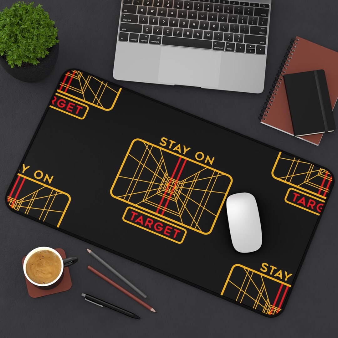 Star Wars Desk Mat - Premium Neoprene With Anti Slip Backing and Hemmed ...