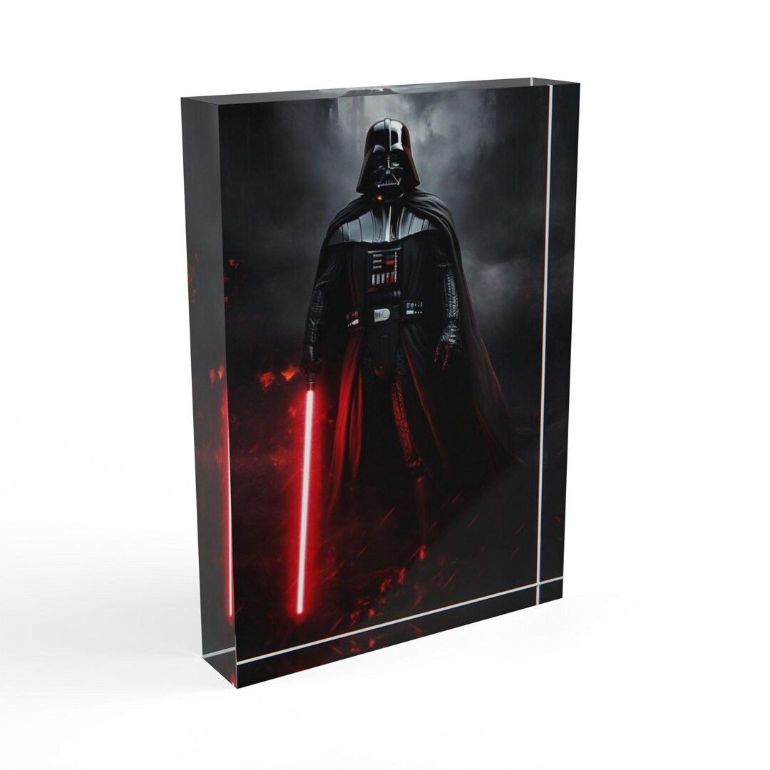 Darth Vader Star Wars Acrylic Photo Block: High-definition Display - Etsy