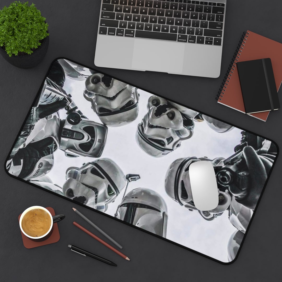 Star Wars Desk Mat - Premium Neoprene With Anti Slip Backing and Hemmed ...