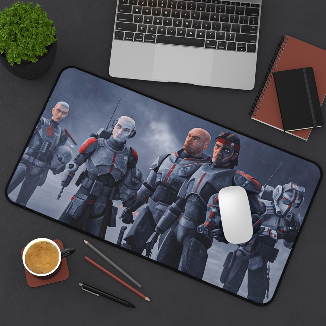 Star Wars Desk Mat Premium Neoprene With Anti Slip Backing and Hemmed ...