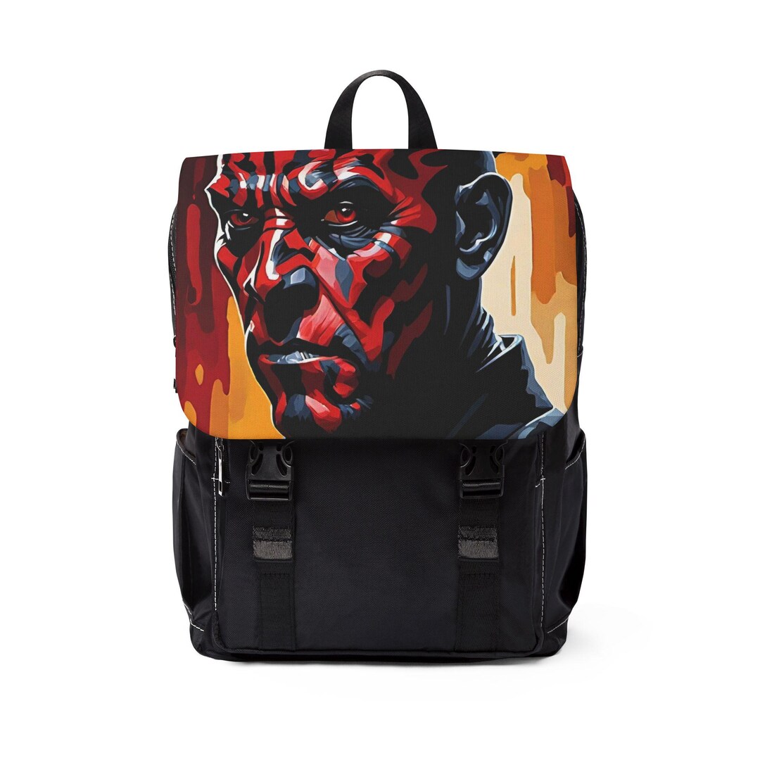 Darth Maul Backpack: Star Wars Universe Oxford Canvas Daypack - Etsy