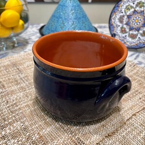 Nuova Colì Italian Cobalt Blue Ceramic Cooking Pot W/o Lid ...