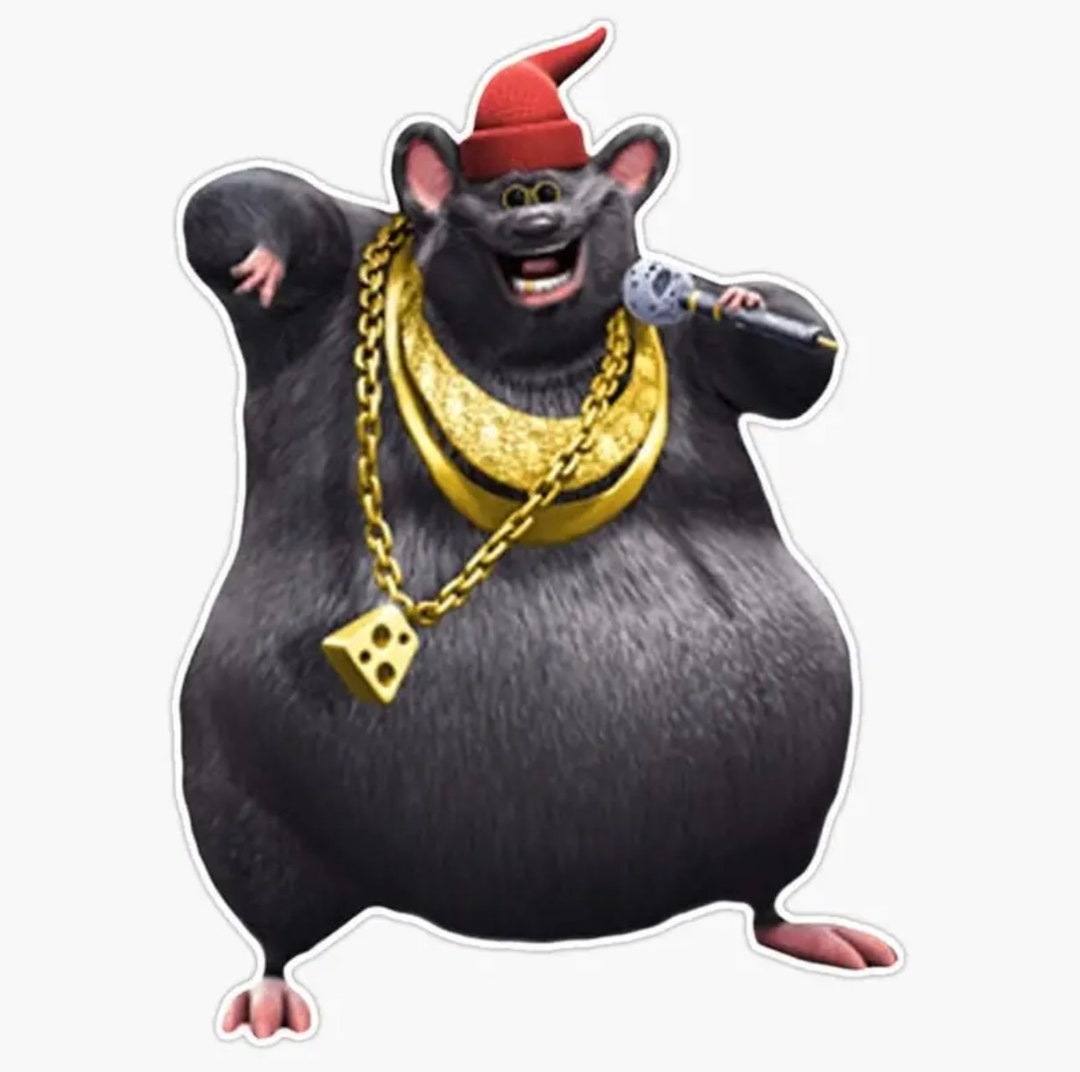 Biggie Cheese Vinyl Sticker - Etsy