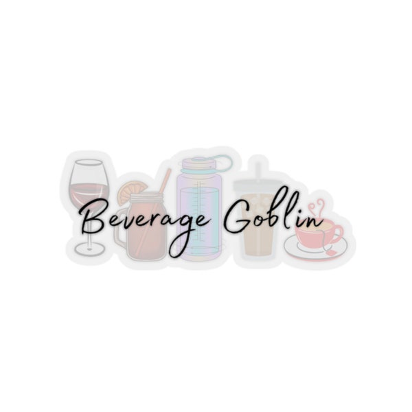 Beverage Goblin Sticker - Etsy