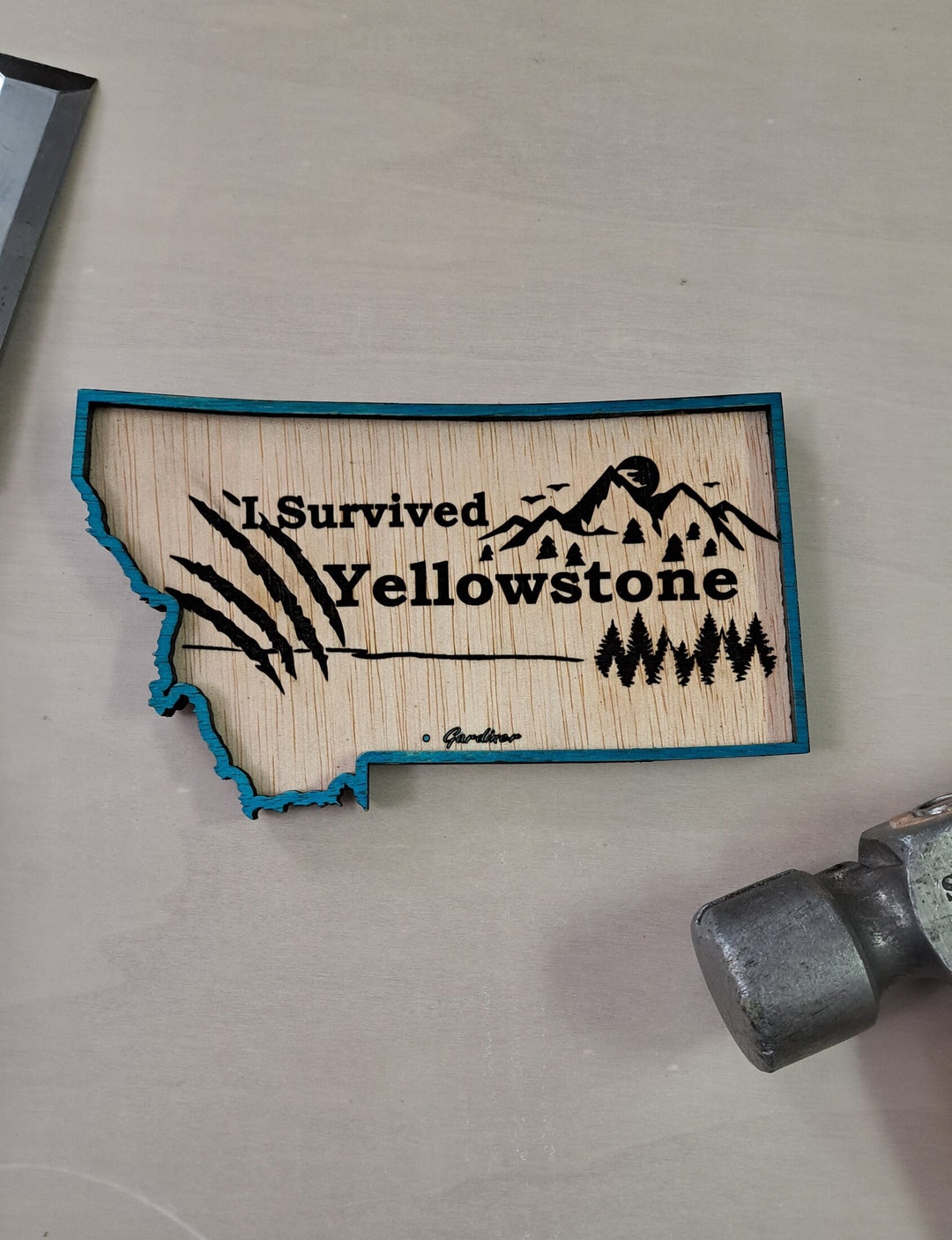 Yellowstone Magnet - Etsy