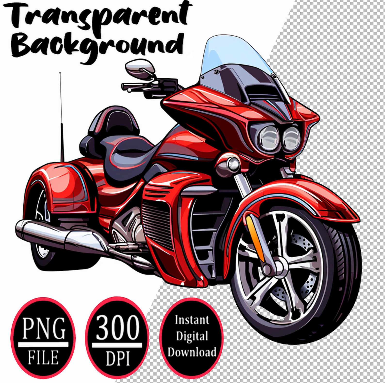 15 PNG - Trike Motorcycle Clipart Bundle Vol. 1, Trike Motorcycle Clip ...