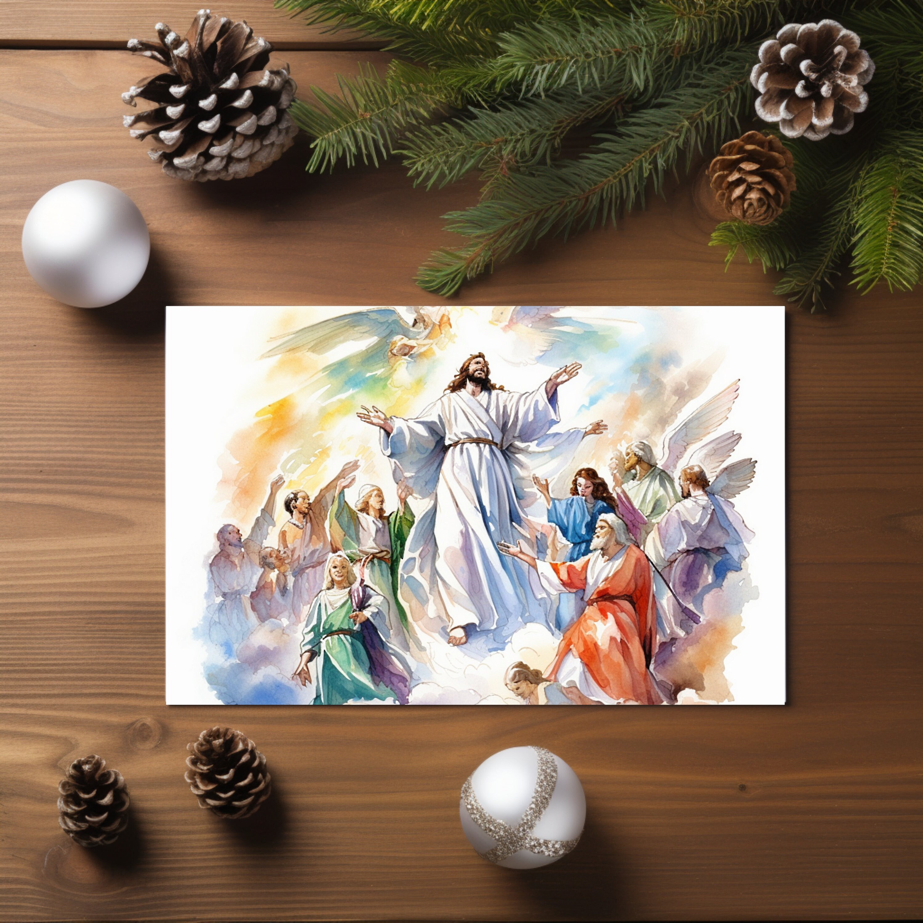 Christian Bible Scenes Clipart Bundle Vol. 1, Watercolor Style ...