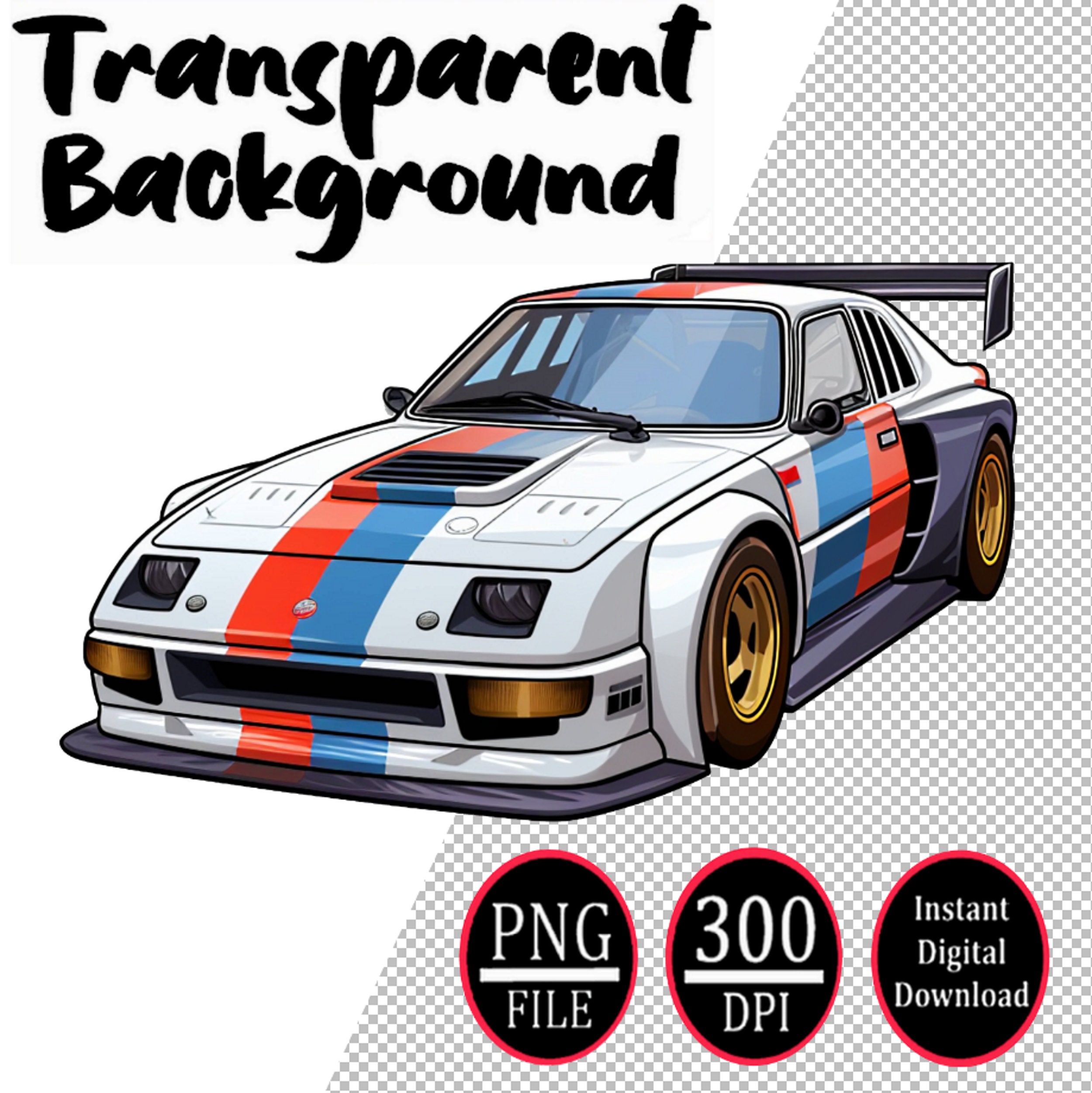 Classic Race Car Clipart Bundle Vol.1 20 Legendary Racing Car - Etsy